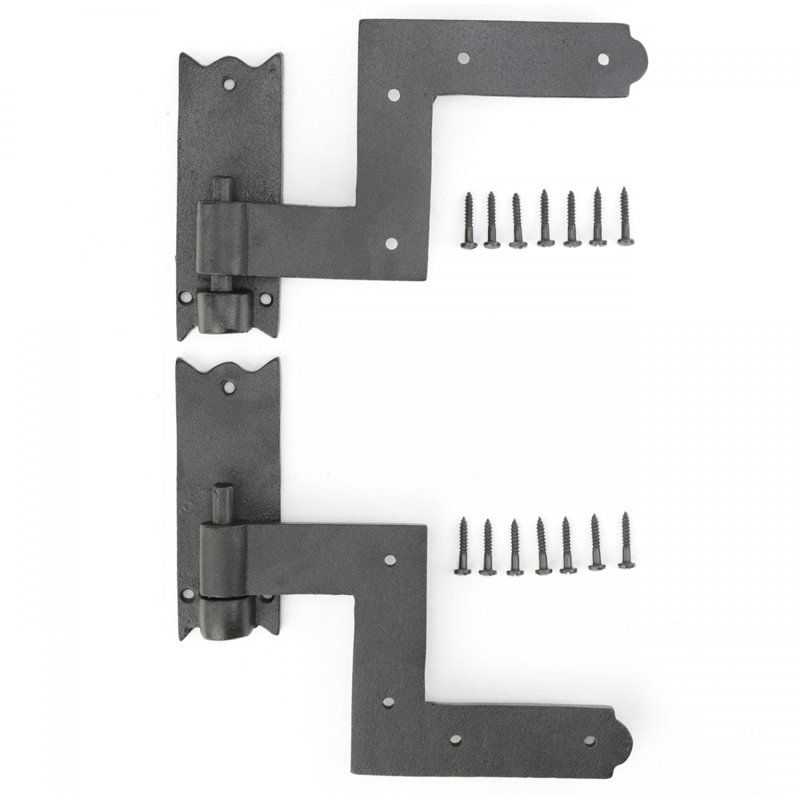 The Renovators Supply Inc. Wrought Iron Shutter Face Mount Hinge | Wayfair