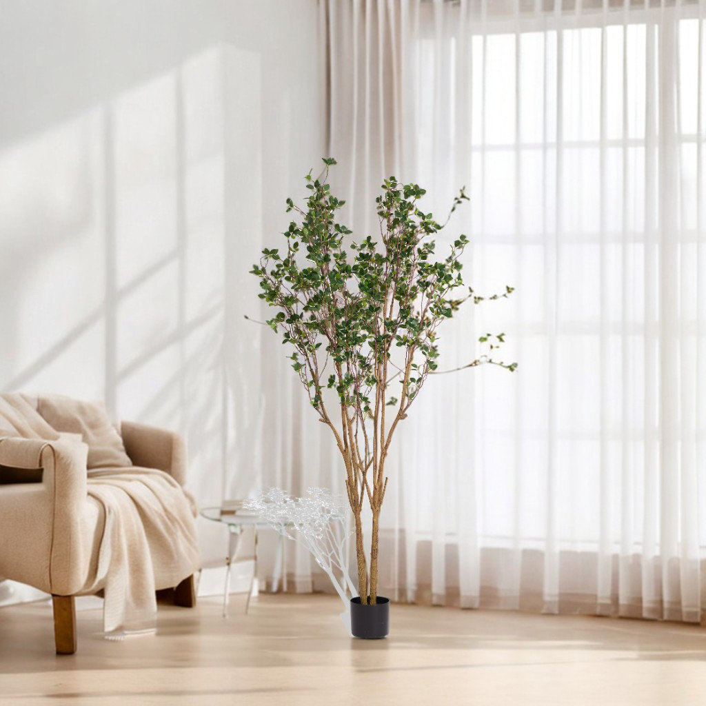 Latitude Run® Large UV-Resistant Artificial Plant Branch – Double Pole ...