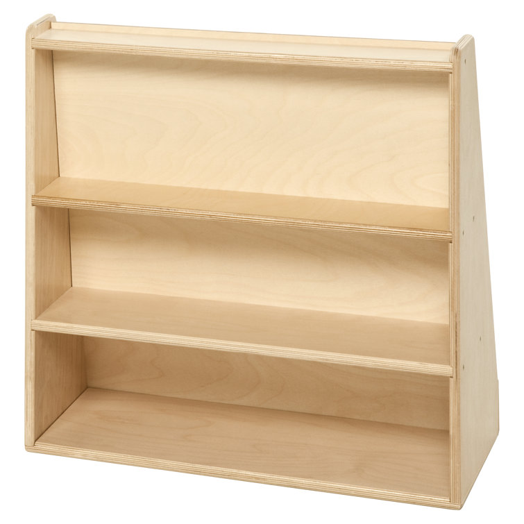 Wood Designs 3 Compartment Manufactured Wood Book Display & Reviews ...
