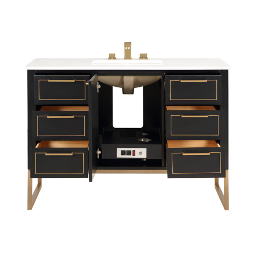 Bemma Markham 48'' Single Bathroom Vanity with Top | Wayfair