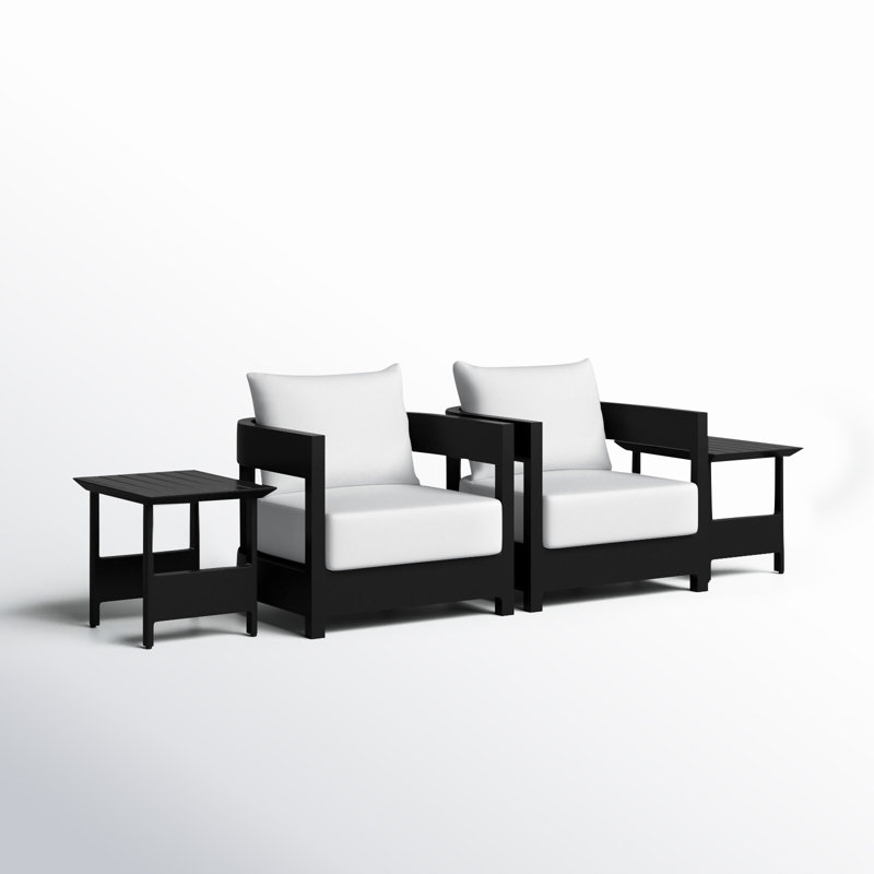 Joss & Main Everlee Patio Club Chair Seating Group | Wayfair