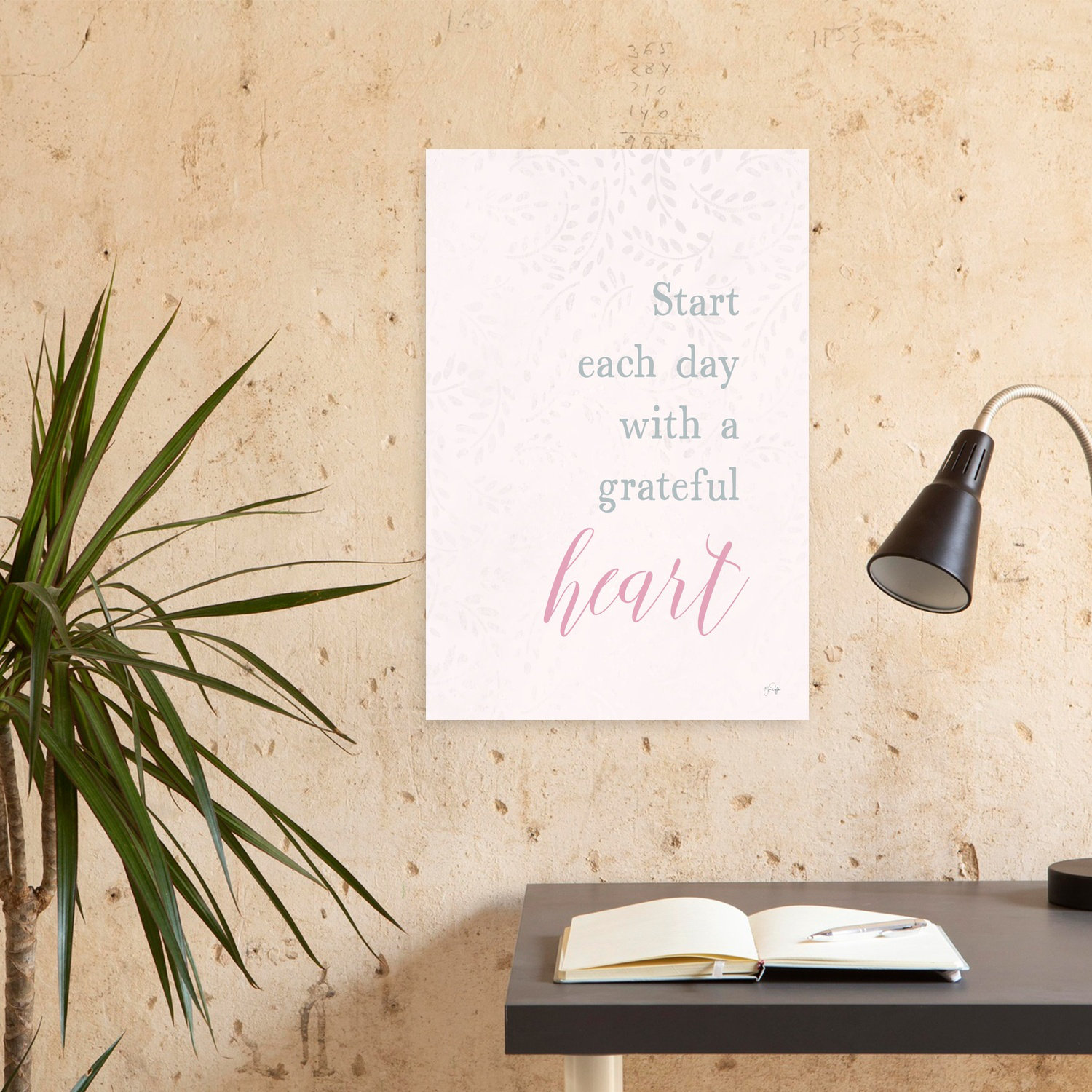 Red Barrel Studio® Grateful Heart Abstract Contemporary Art | Wayfair