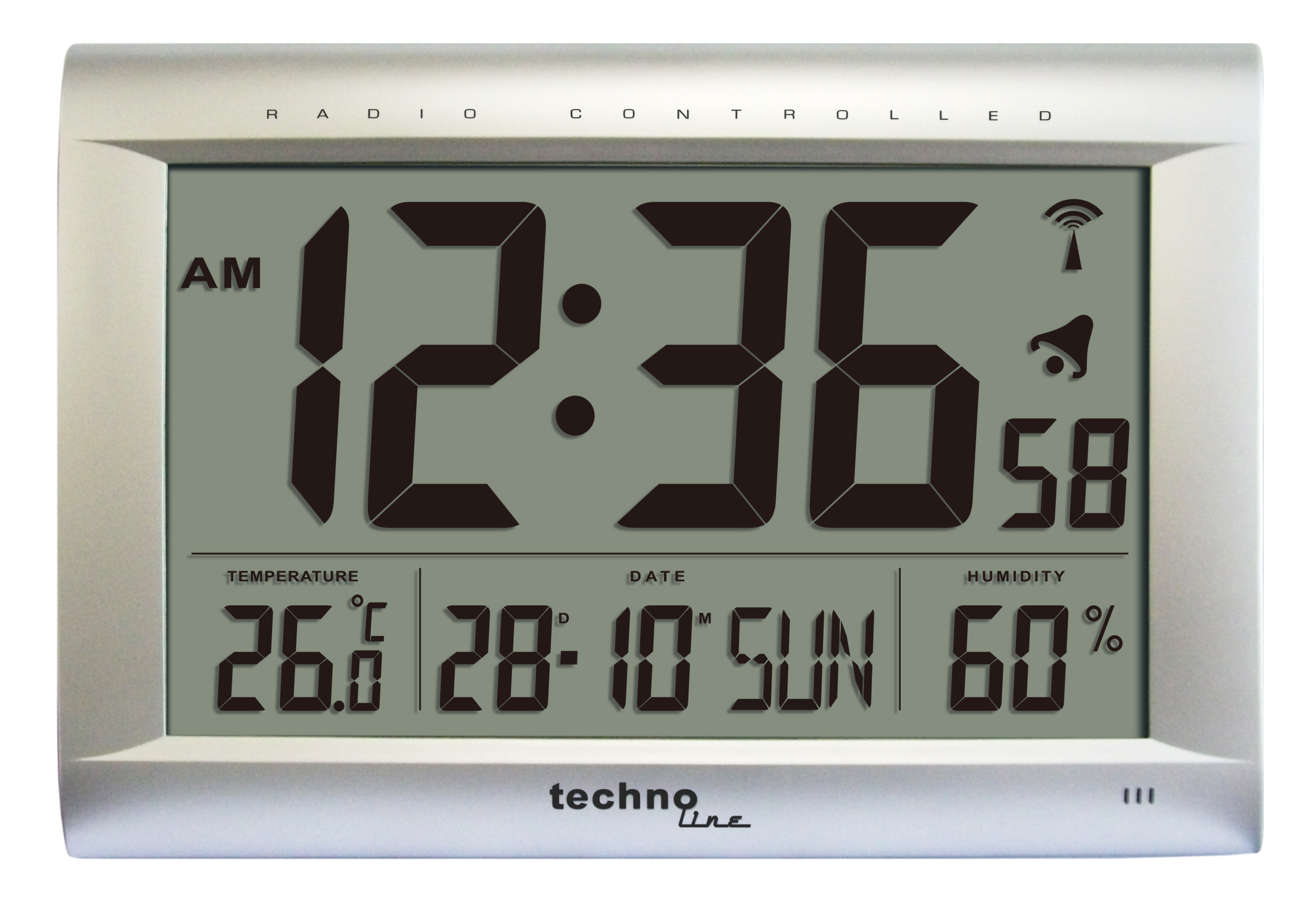 Technoline Radio Controlled Clock & Reviews | Wayfair.co.uk