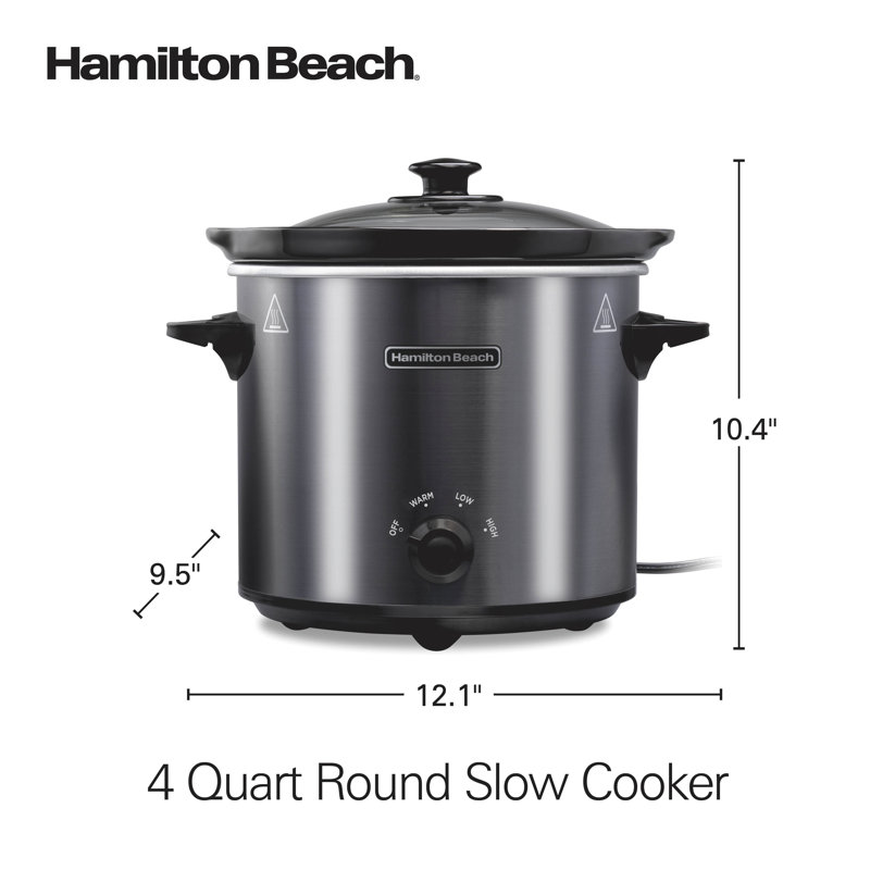 Hamilton Beach 4 Quart Round Slow Cooker & Reviews | Wayfair