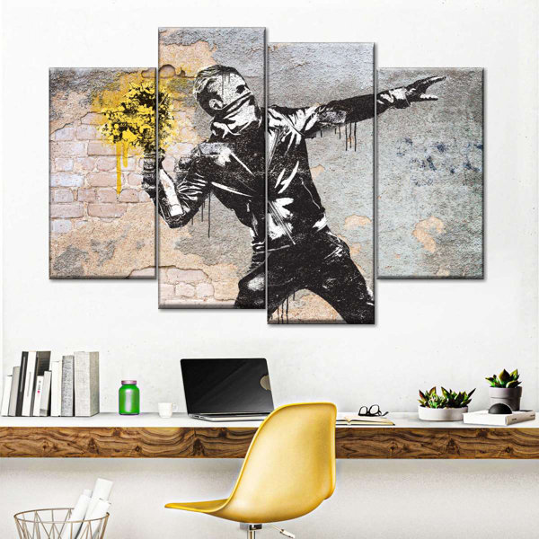 Winston Porter " Flower Thrower " by Existencils 4 - Pieces - Wayfair ...