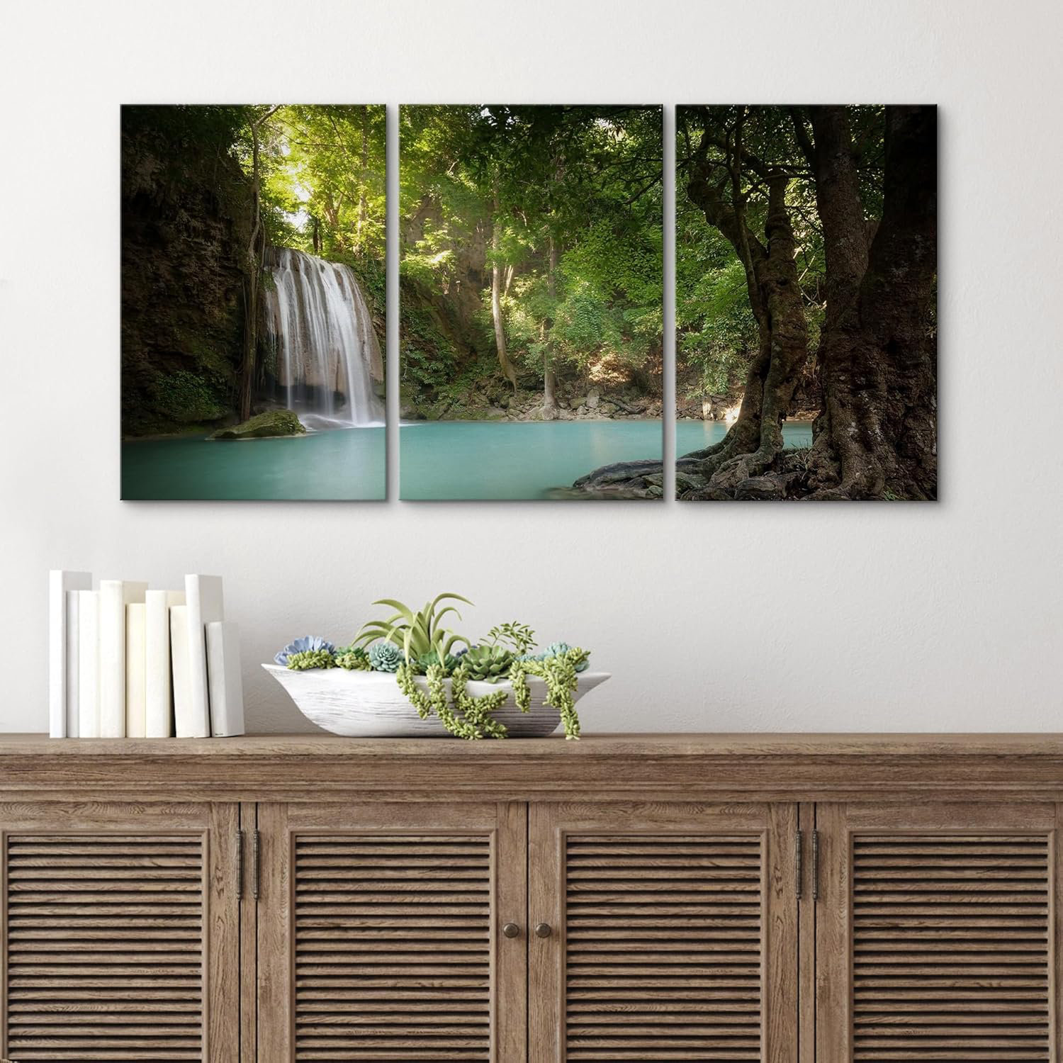 IDEA4WALL Sunlight Beams and Rays Shine Through Leaves of Trees in ...