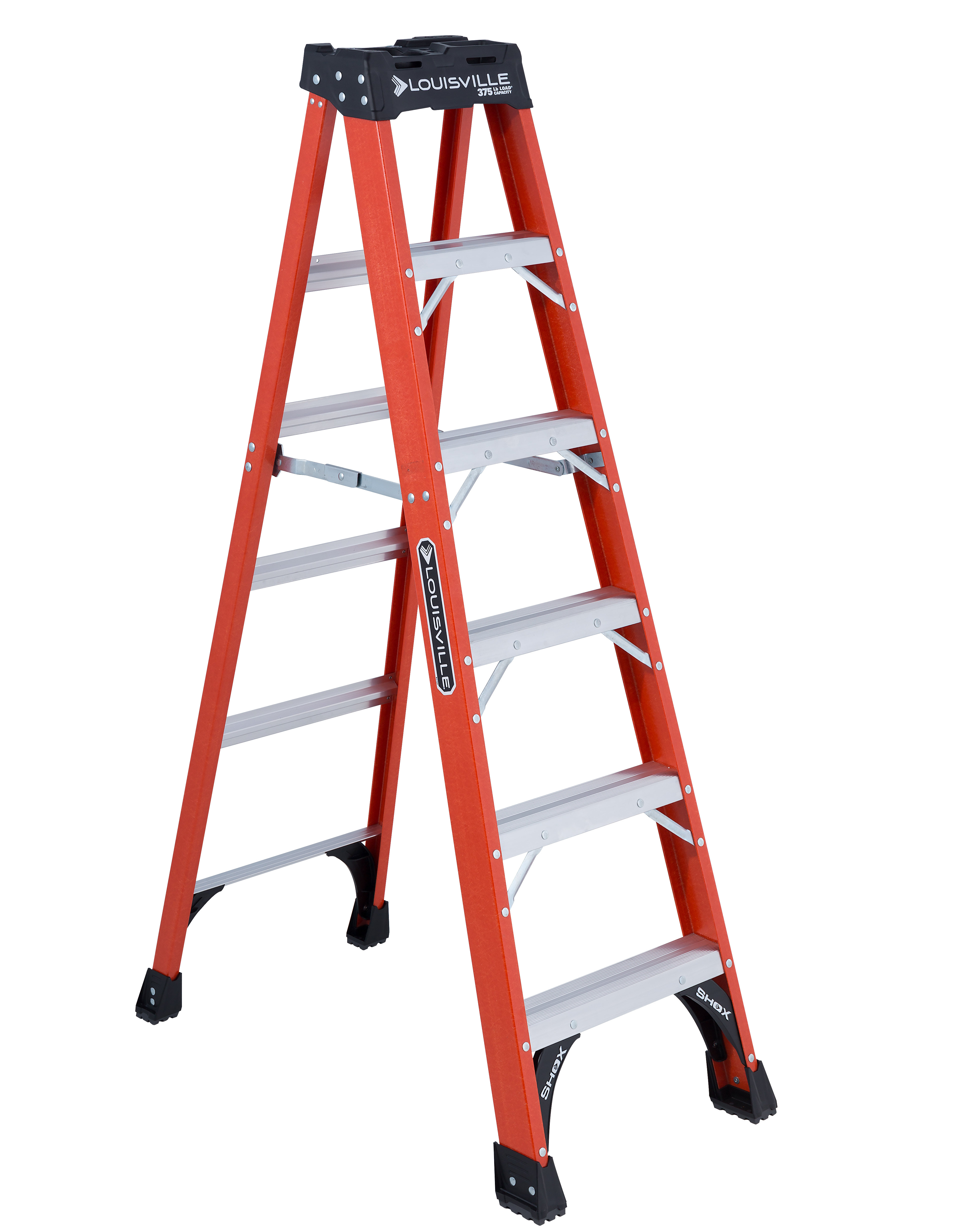 Louisville Ladder Échelle de louisville, 6 pi, échelle de l’échelon en ...