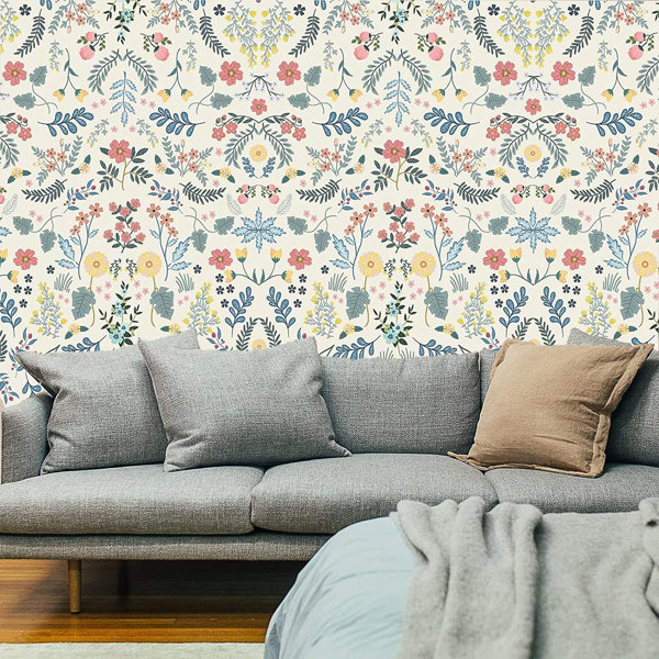 Winston Porter Medovich Peel and Stick Wallpaper Roll | Wayfair