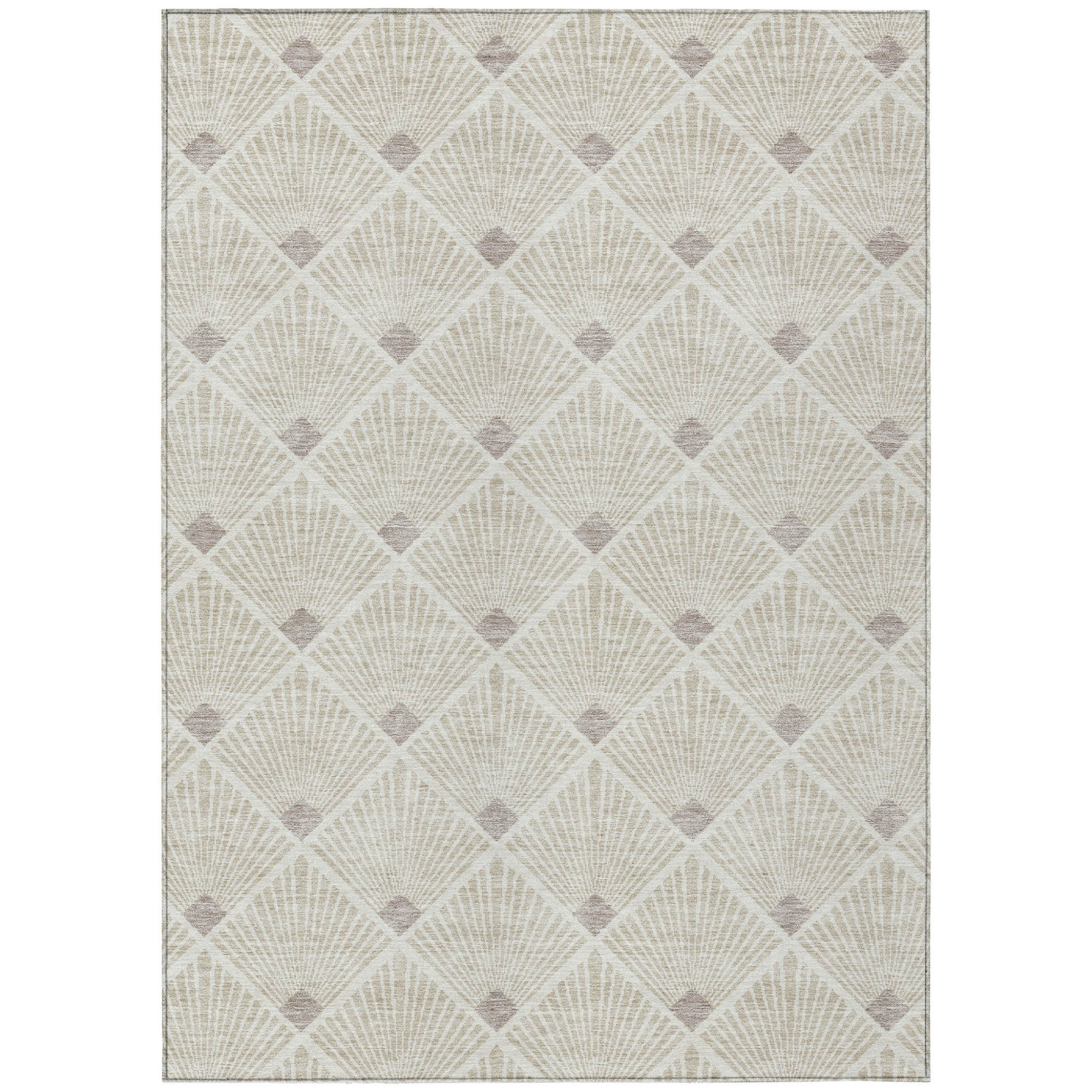 HomeRoots Rectangle Machine Woven Area Rug | Wayfair