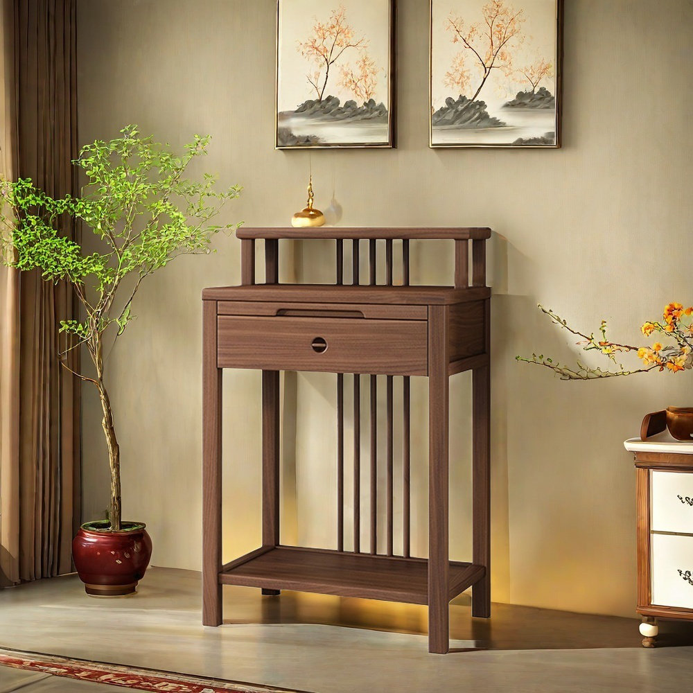 The Invincibles home Black Walnut Entryway Table | Wayfair