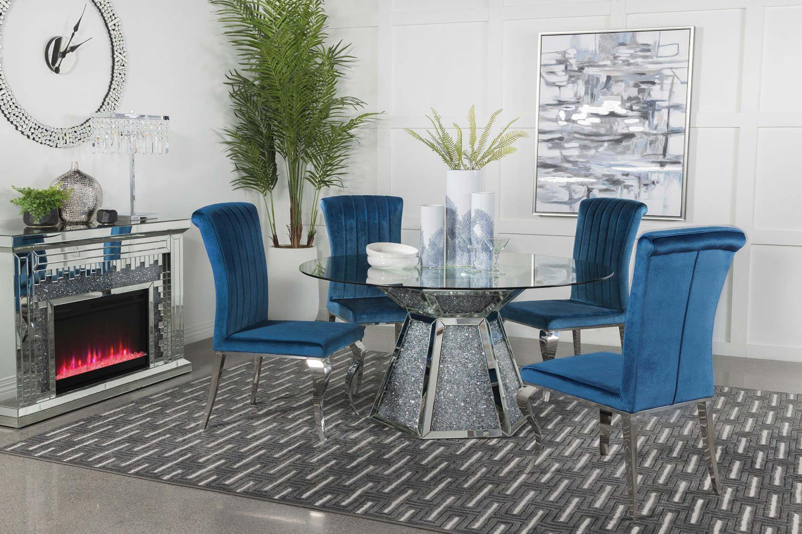 Rosdorf Park Khrysta Round 52.4'' Dining Set - Wayfair Canada