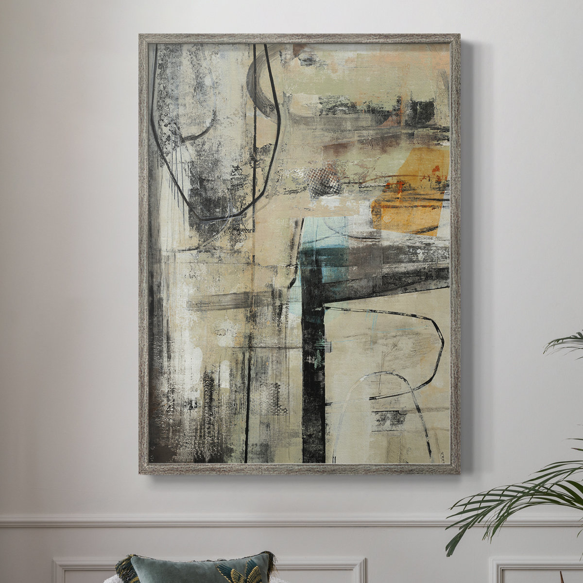 Brayden Studio® Persistence I Framed Print - Solid Wood | Wayfair