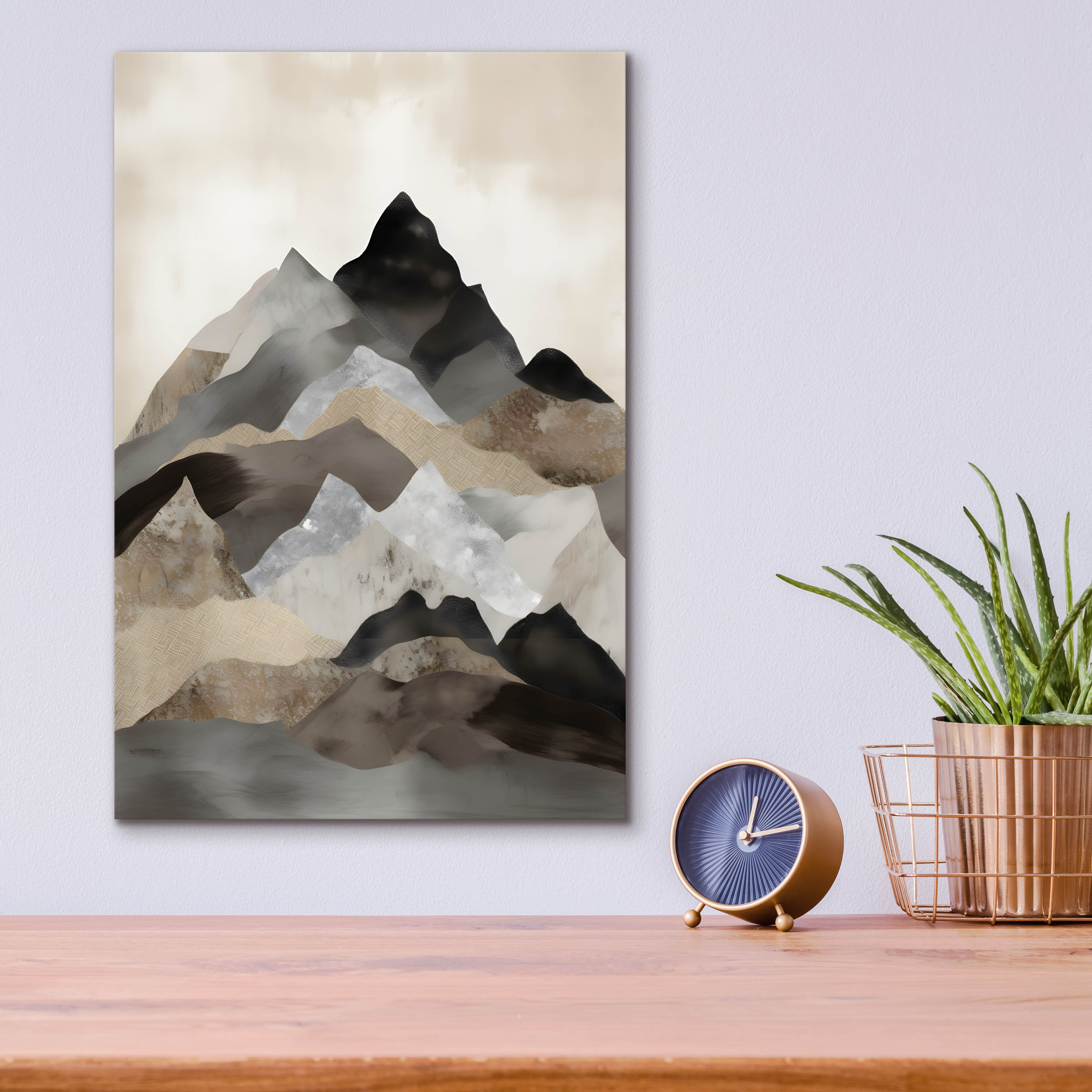 Winston Porter 'Boho Mountain 5' by Petals Prints Design, Acrylic Glass ...