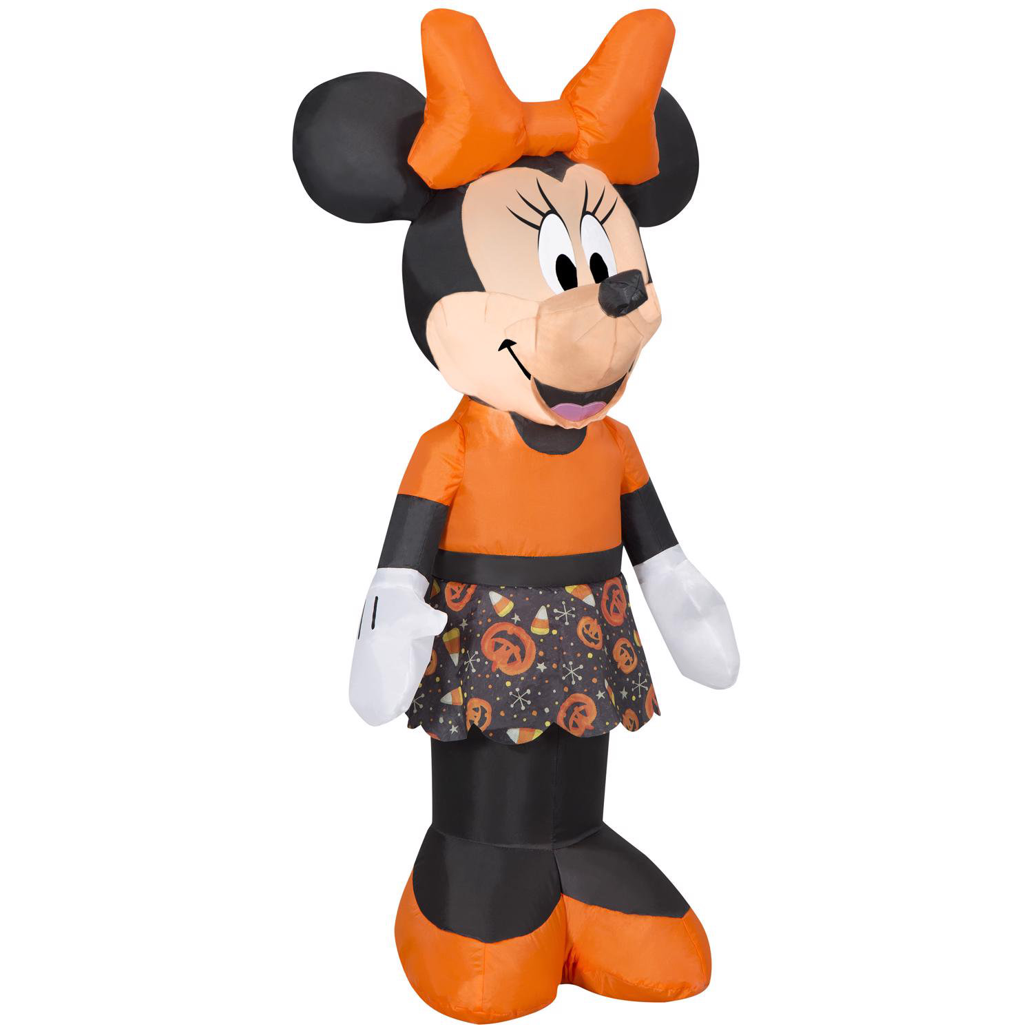 Latitude Run® 3.5 ft. Prelit Mickey Mouse Minnie Mouse in Candy Skirt ...