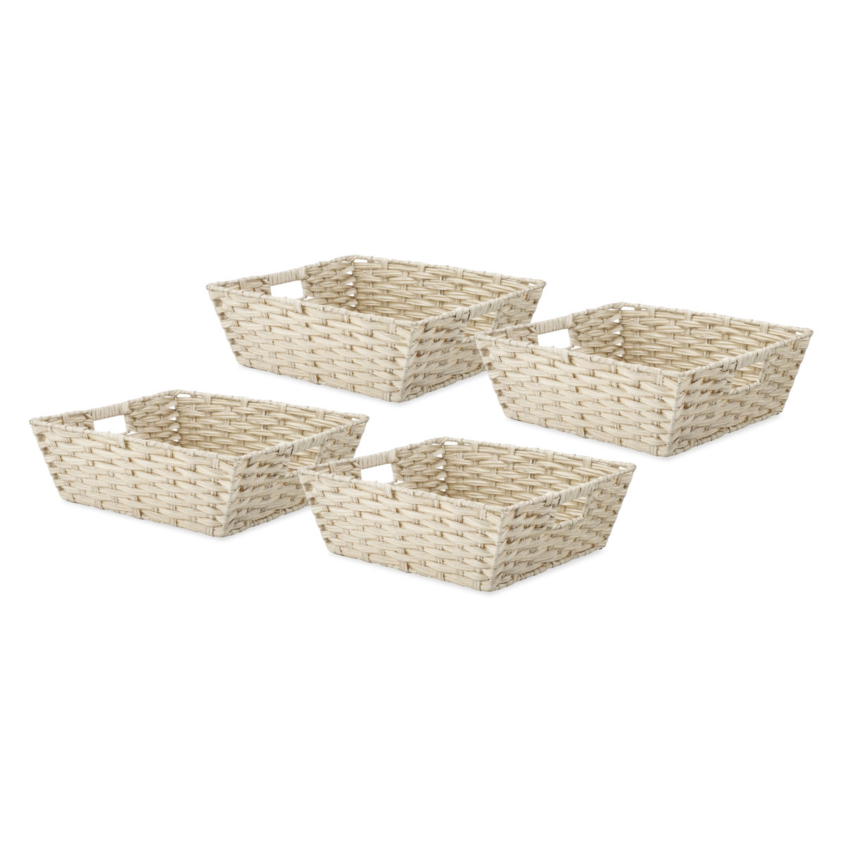 Dotted Line™ Acton Plastic Basket Set & Reviews | Wayfair