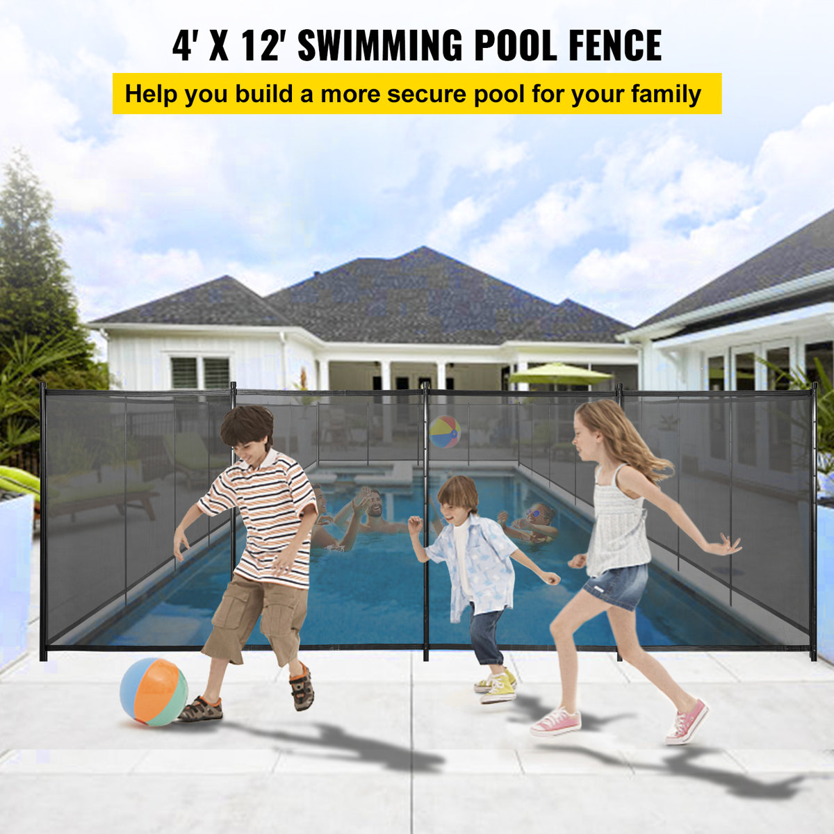 VEVOR Pool Fencing Mesh with 4 Panels & Reviews | Wayfair