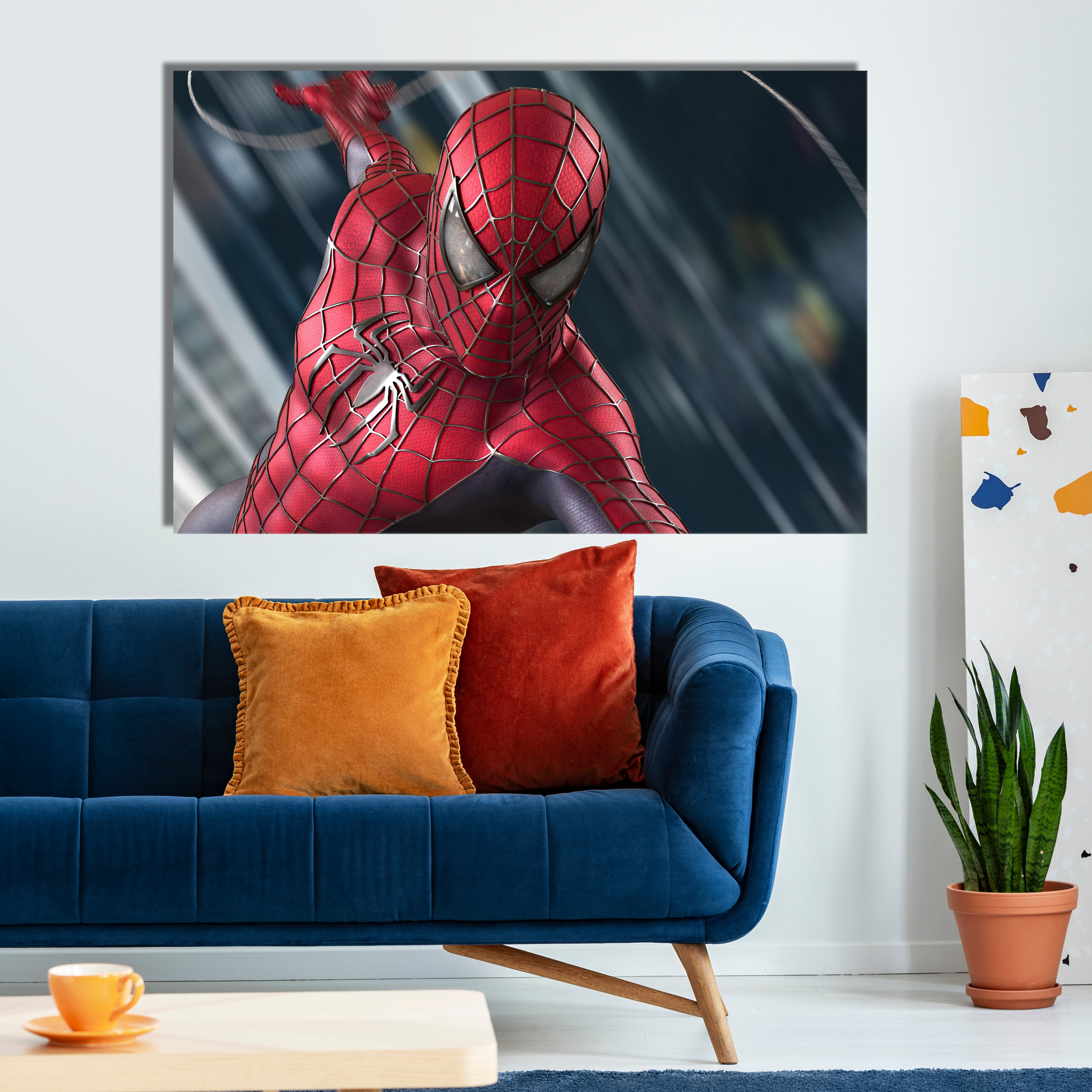 Woodymood Spider Man The Web Crawler Movies Wallpaper Wallart Canvas ...