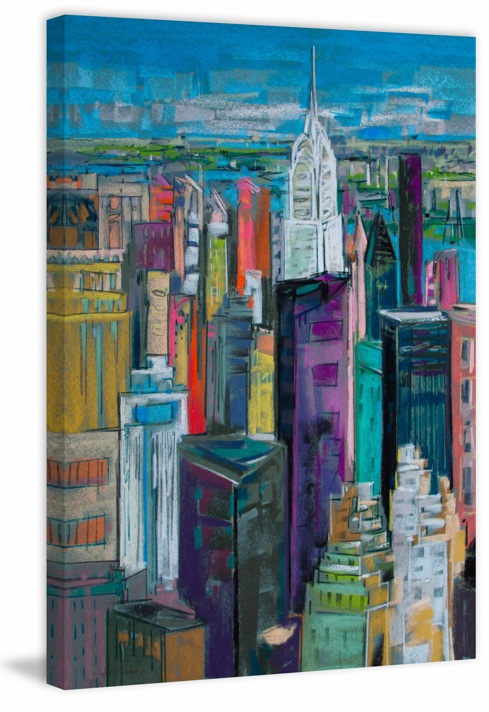 East Urban Home 'Chrysler 7' Painting Print on Wrapped Canvas | Wayfair ...