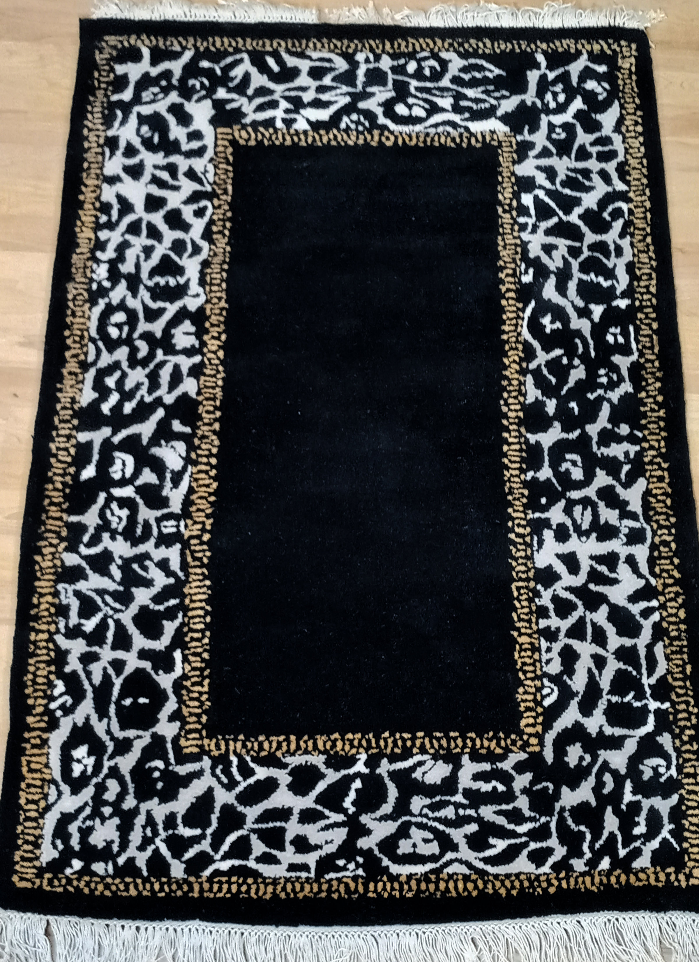 American Home Rug Co. African Safari Solid Color Handmade Tufted Wool ...