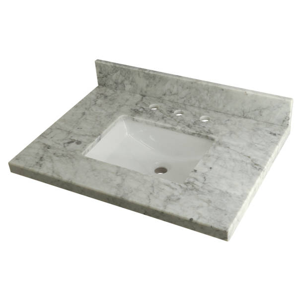 Tile & Top 31'' Stone Single Bathroom Vanity Top with Sink & Reviews ...