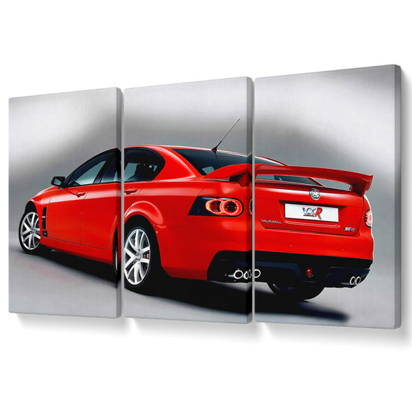 Brayden Studio Holden Commodore R8 - 3 Piece Wrapped Canvas Art Prints ...