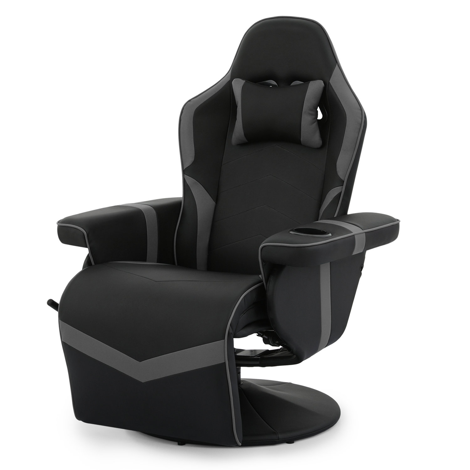 Inbox Zero Reclining Ergonomic Faux Leather Swivel PC & Racing Game ...