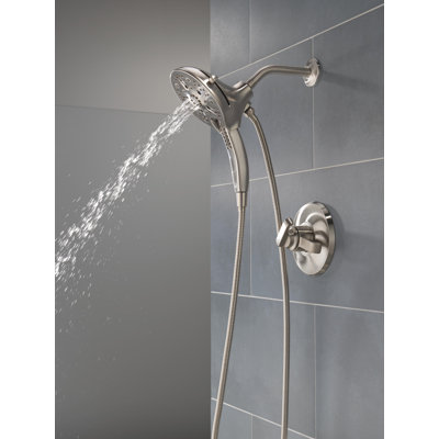 Delta Tetra 17 Series Dual-Function Shower Faucet Trim, In2ition Shower ...