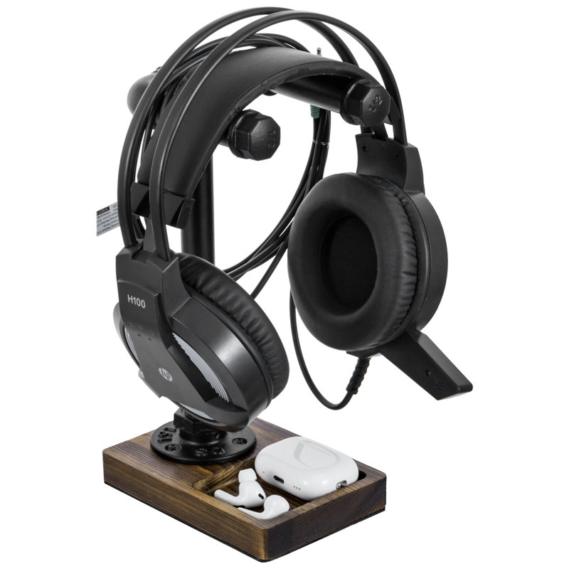 Williston Forge Tabletop Decorative Audio Storage Headphone Stand ...