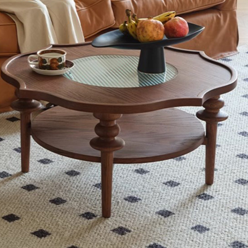 Darby Home Co Aleki Creative retro solid wood coffee table | Wayfair