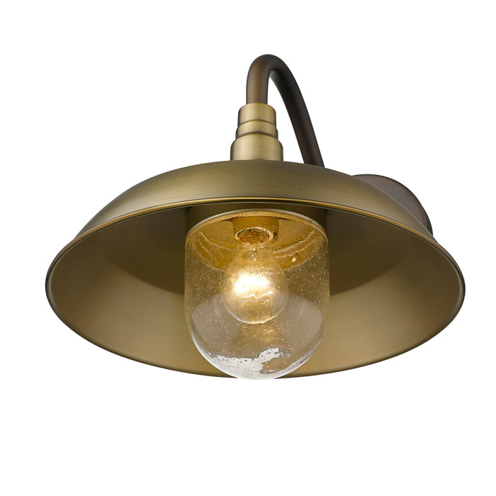 Gracie Oaks Sussman Steel Wall Light & Reviews | Wayfair