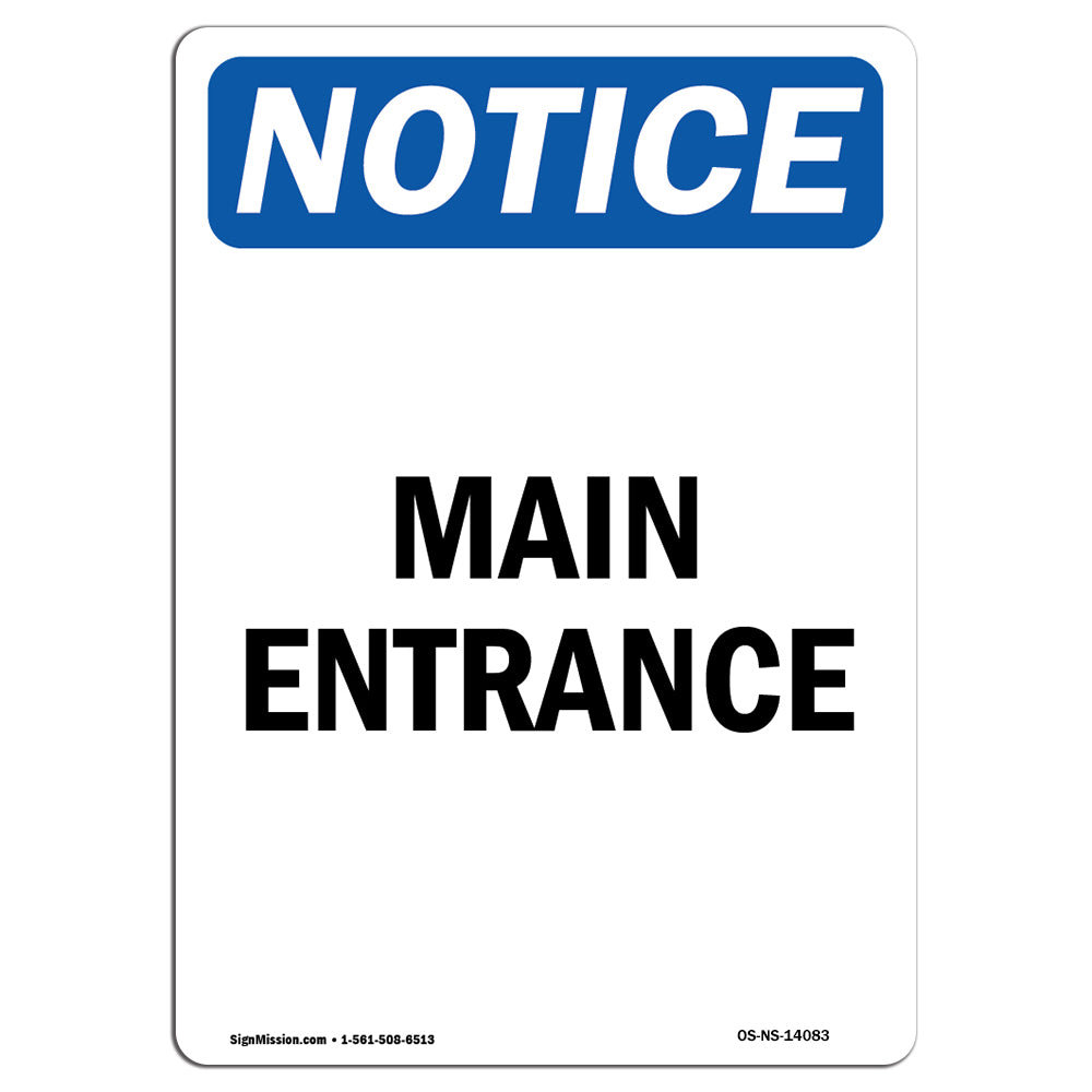 SignMission Main Entrance Sign | Wayfair