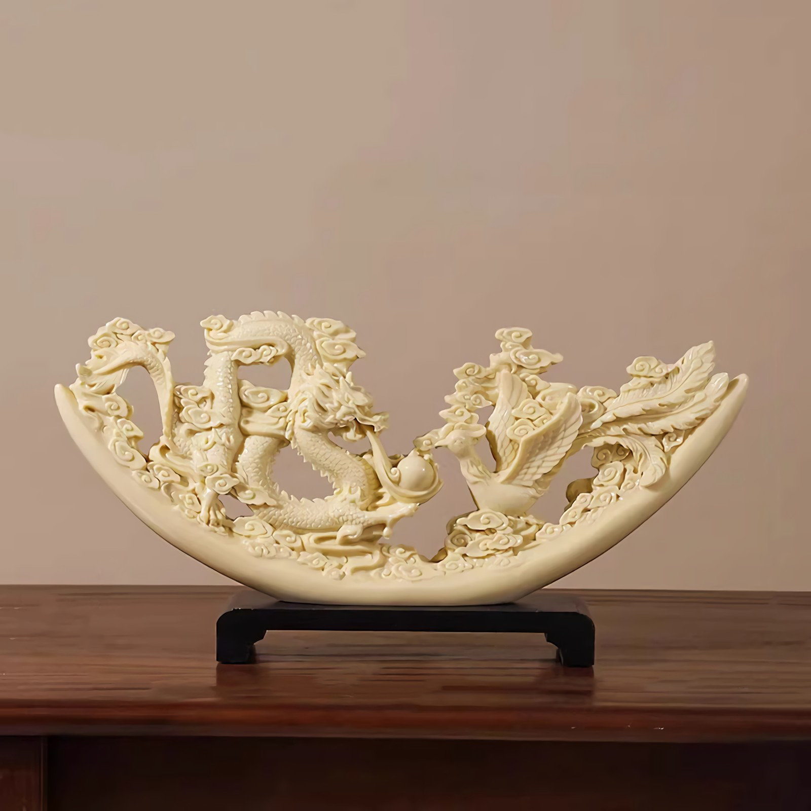 Bungalow Rose Imitation Ivory Decorations, Living Room, Desktop, Office ...