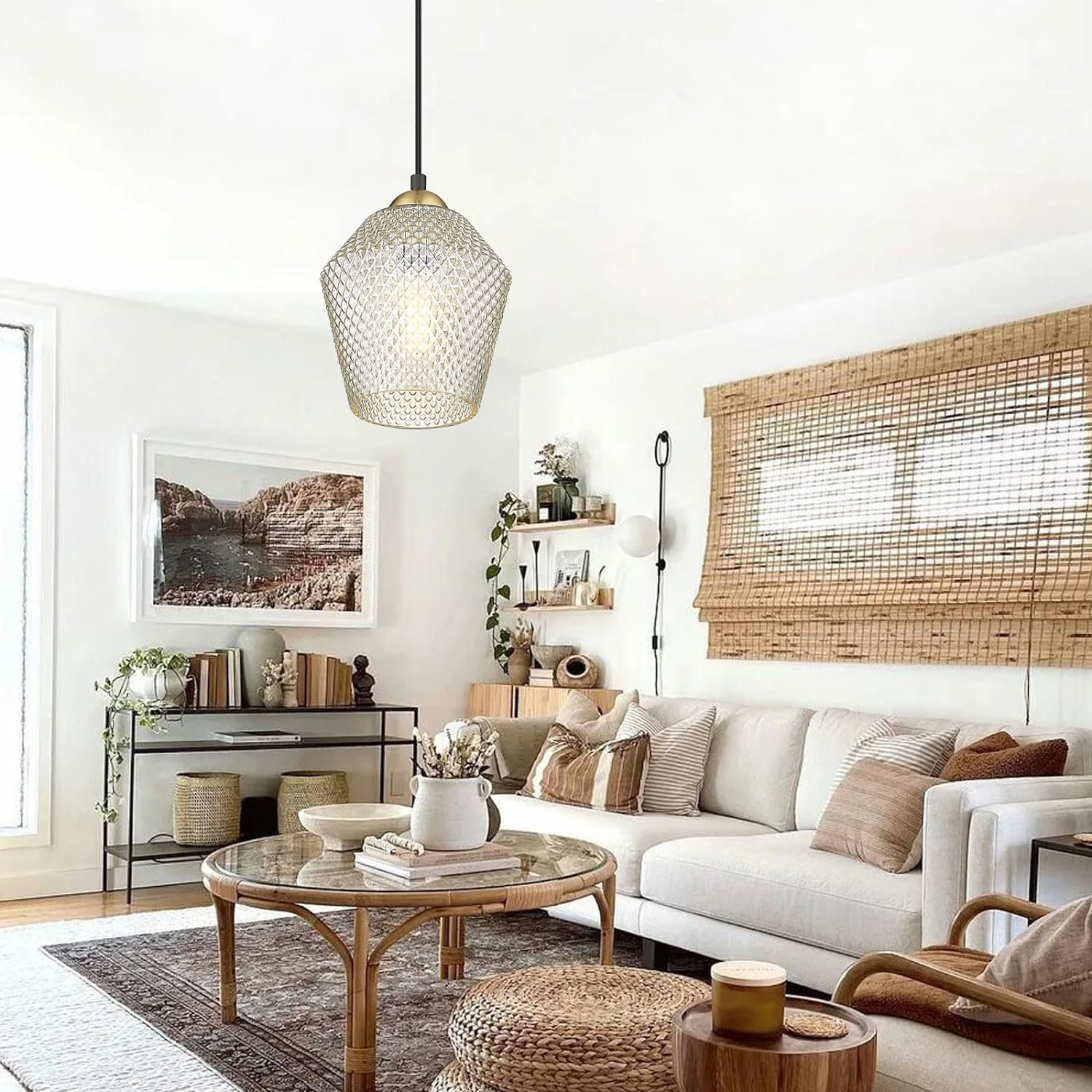 Mercer41 Janush Modern Hanging Pendant Lights 7inch Hanging Light ...