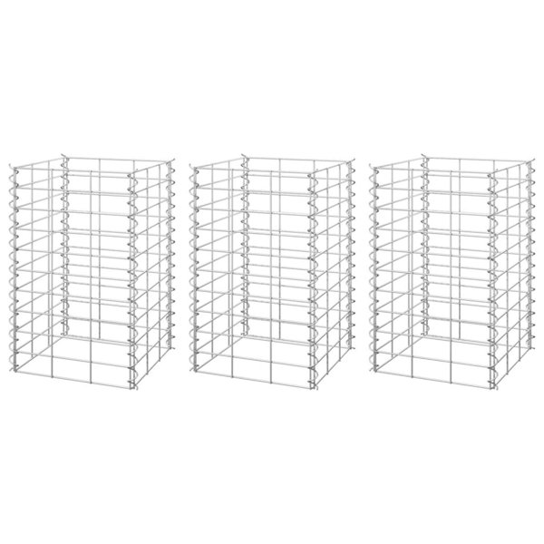 Garten Living 30 x 30 cm Hochbeet Inglesbatch aus verzinktem Eisen ...