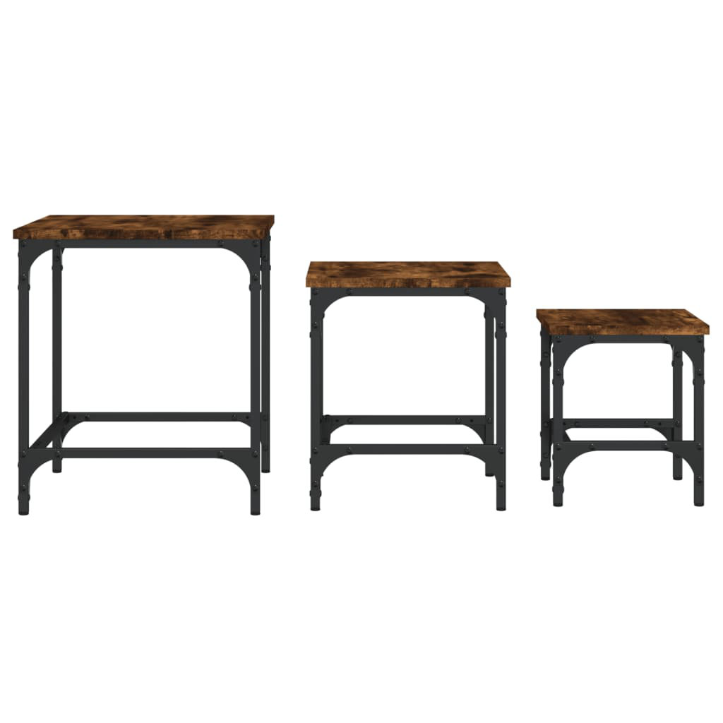 17 Stories Obra Nesting Coffee Tables 3 pcs Engineered Wood | Wayfair.co.uk