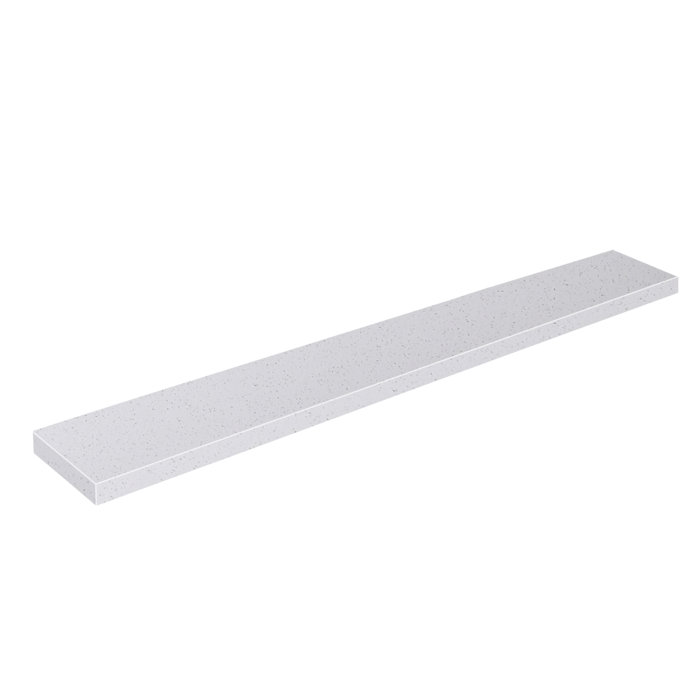 SOUEEUM Replacement 21 Inch Side Splash in Crystal White Quartz | Wayfair