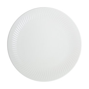 Denby Porcelain Arc White China Dinnerware - Set of 12 | Wayfair