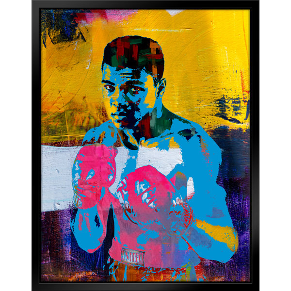 ATX Art Group LLC Muhammad Ali Pop Art-Giclee on Canvas with Float ...