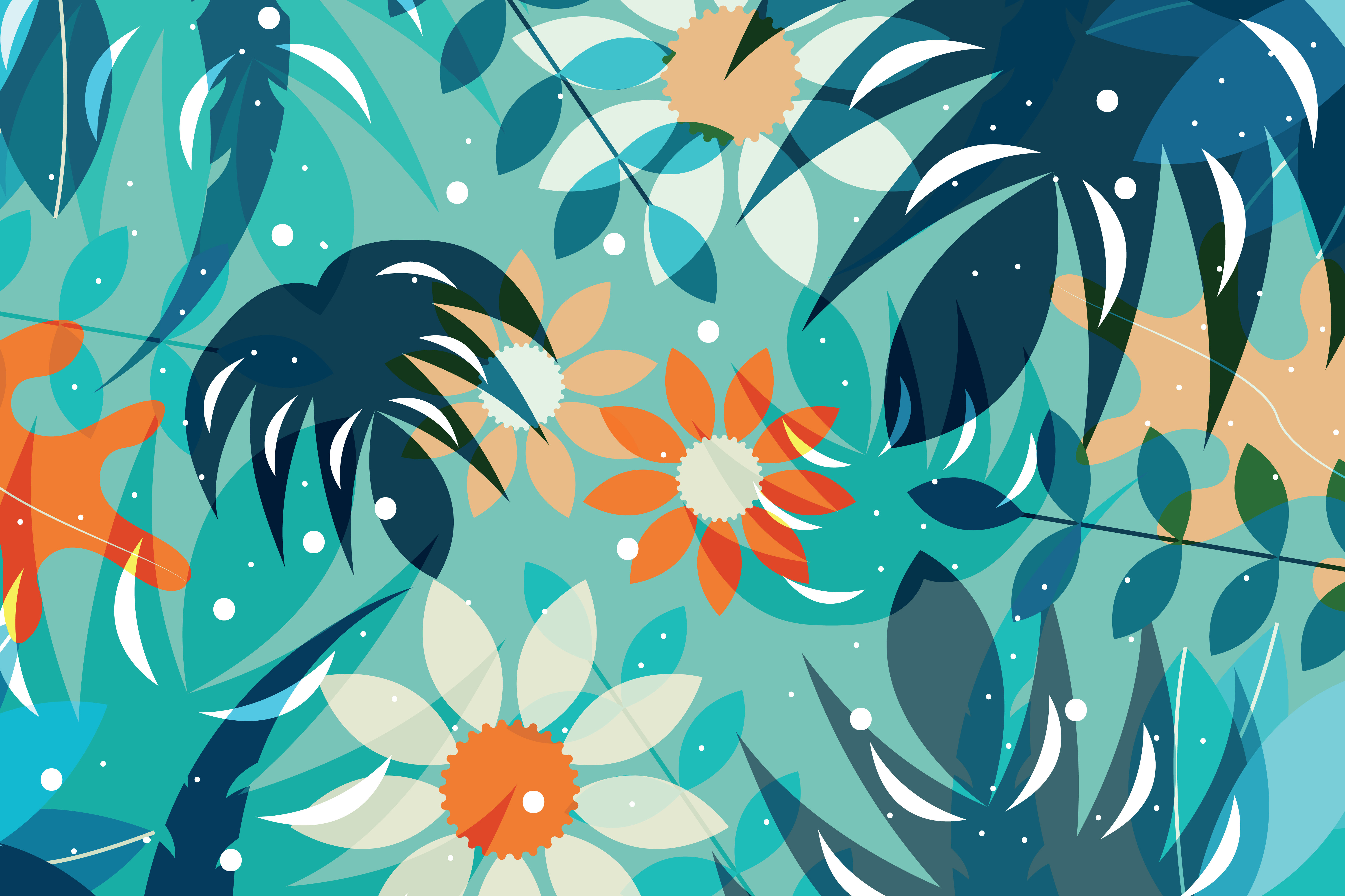 Wildon Home® Natarbora " Floral Seamless Pattern " by Jadamprostore ...