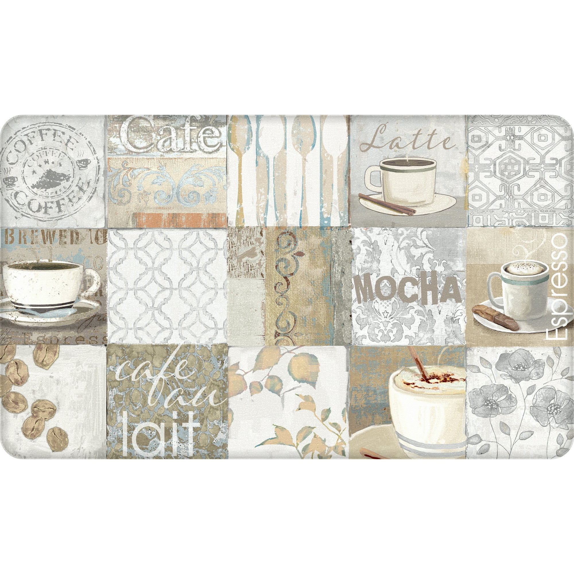 Ophelia & Co. Multicolor Coffee Tiles Kitchen Mat, 18" X 30" & Reviews ...