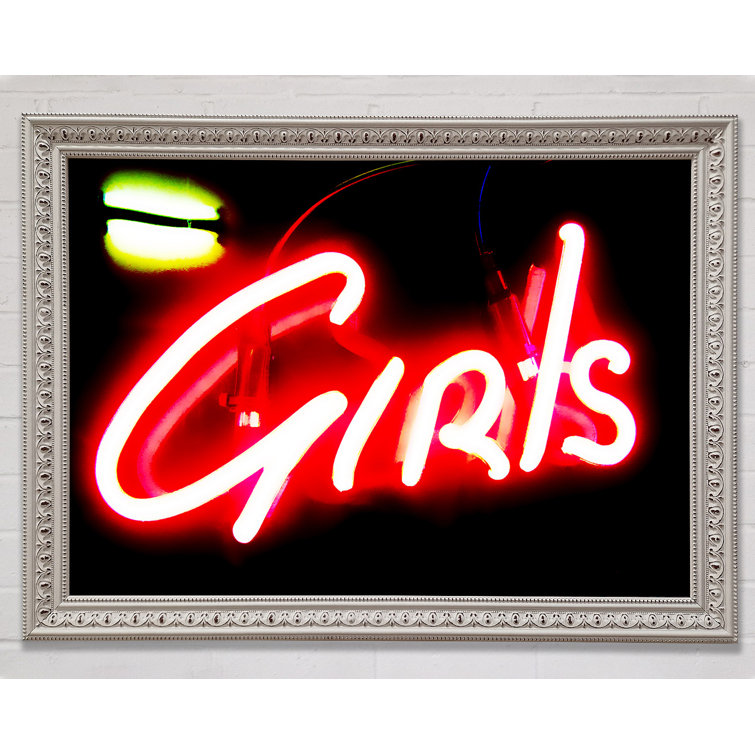 Bright Star Neon Girls Sign - Print | Wayfair.co.uk