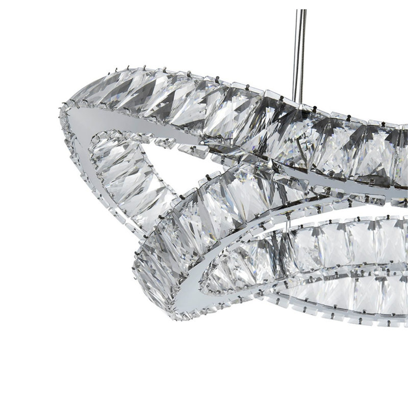 Everly Quinn 1 - Light Unique / Statement Linear LED Chandelier | Wayfair