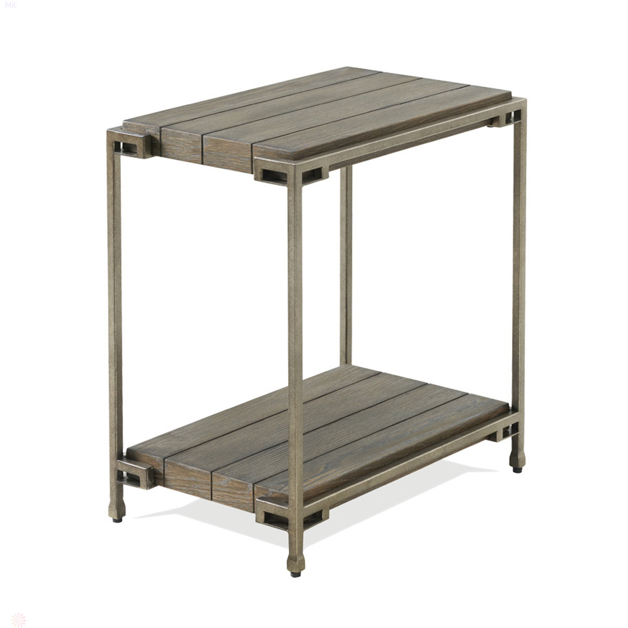 17 Stories 3-Piece Metal Frame Wood Living Room Coffee Table And 2 ...
