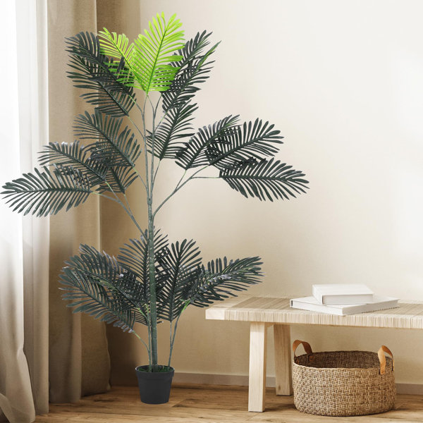 Primrue 59'' Faux Palm Tree in Pot | Wayfair