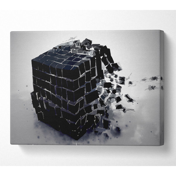 Metro Lane Exploding Cube - Wrapped Canvas Art Prints | Wayfair.co.uk