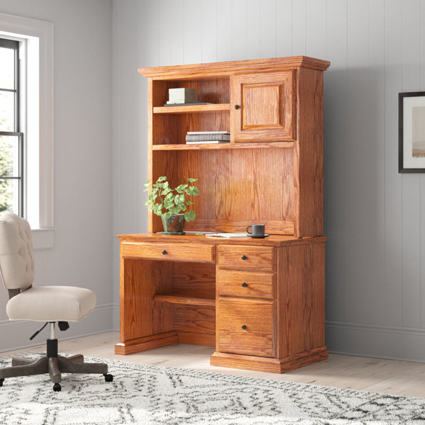 Loon Peak® Minton Computer Desk and Hutch Set & Reviews - Wayfair Canada