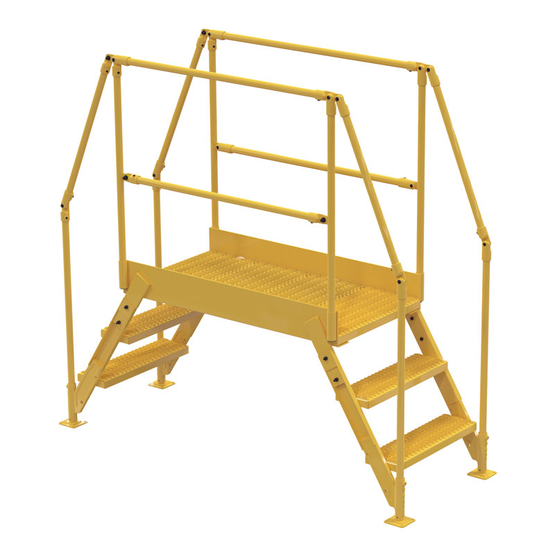Vestil 6.07' Steel Cross Over Ladder | Wayfair