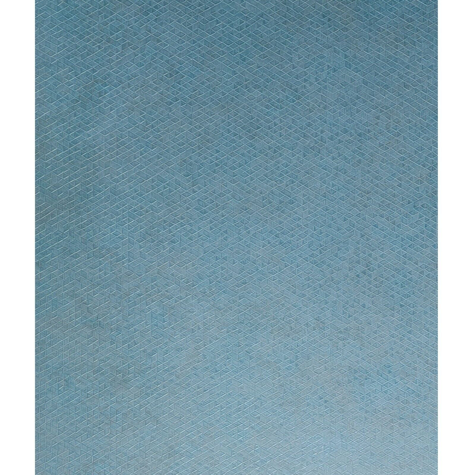 Latitude Run® Grayish blue metallic geometric square triangle tiles ...