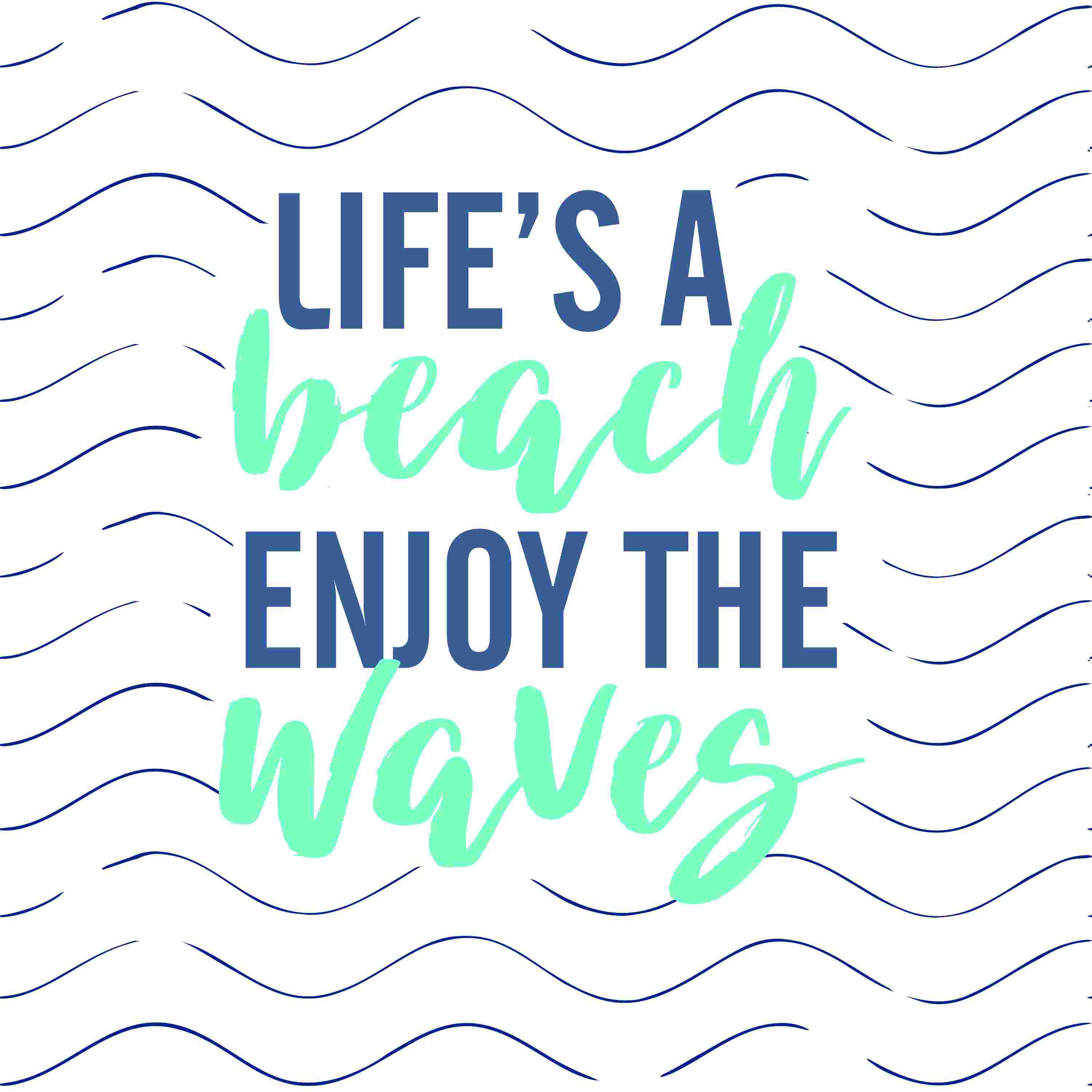 Trinx Lifes A Beach Enjoy The Waves - Wayfair Canada