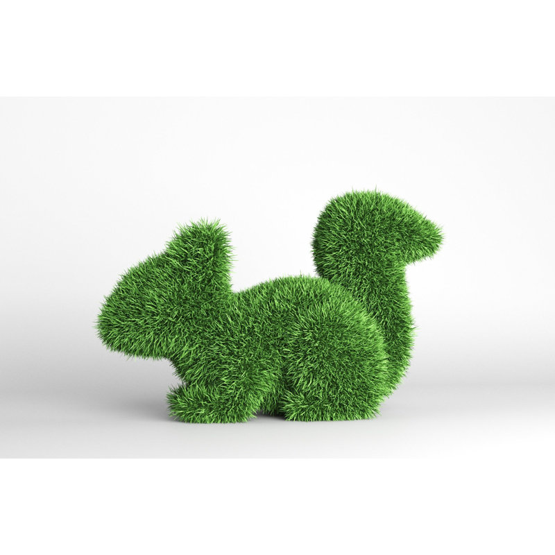 Loon Peak® Outdoor Animal Small Squirrel Topiary Green Figures | Wayfair